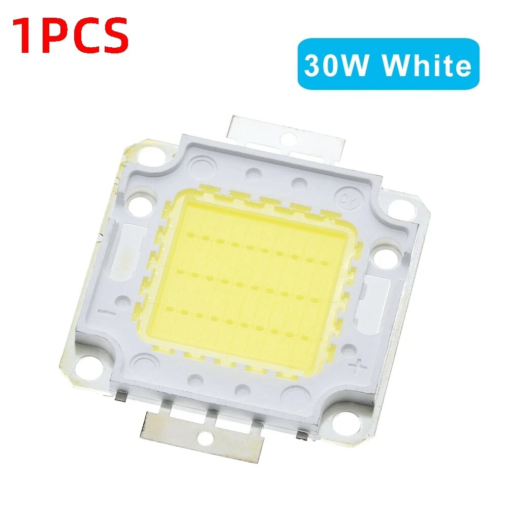 TZT teng светодиодный чип 10 Вт 900-1000LM дневной белый/теплый белый 1PCS 30W White