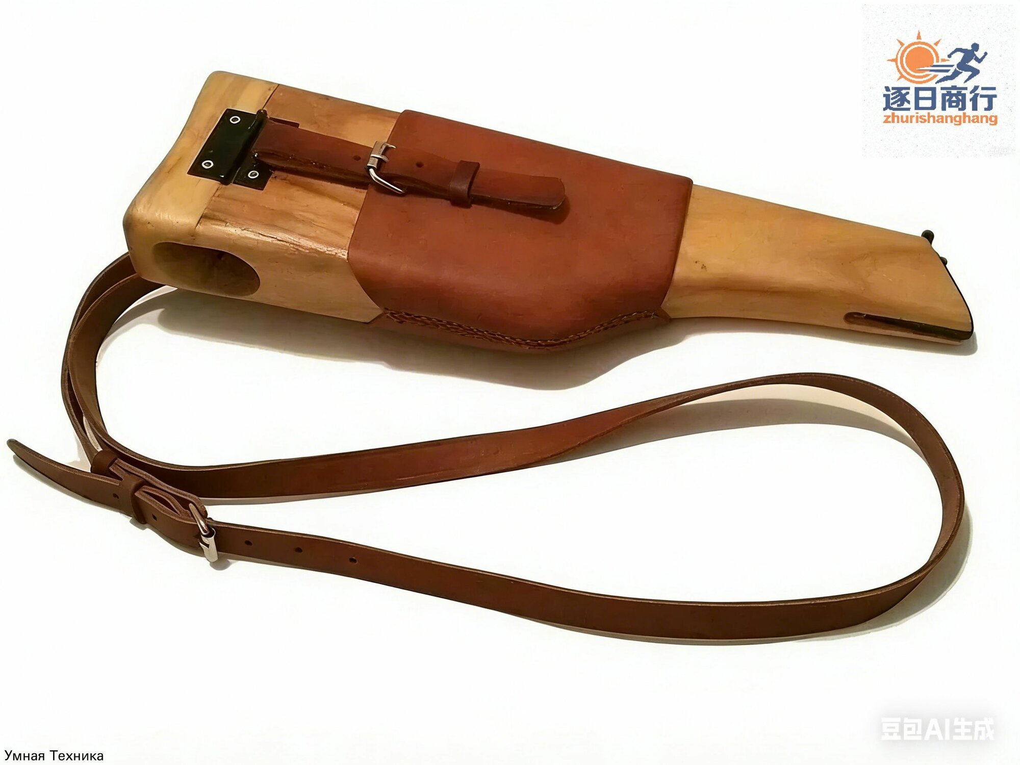 Деревянный кожаный чехол для Mauser C96