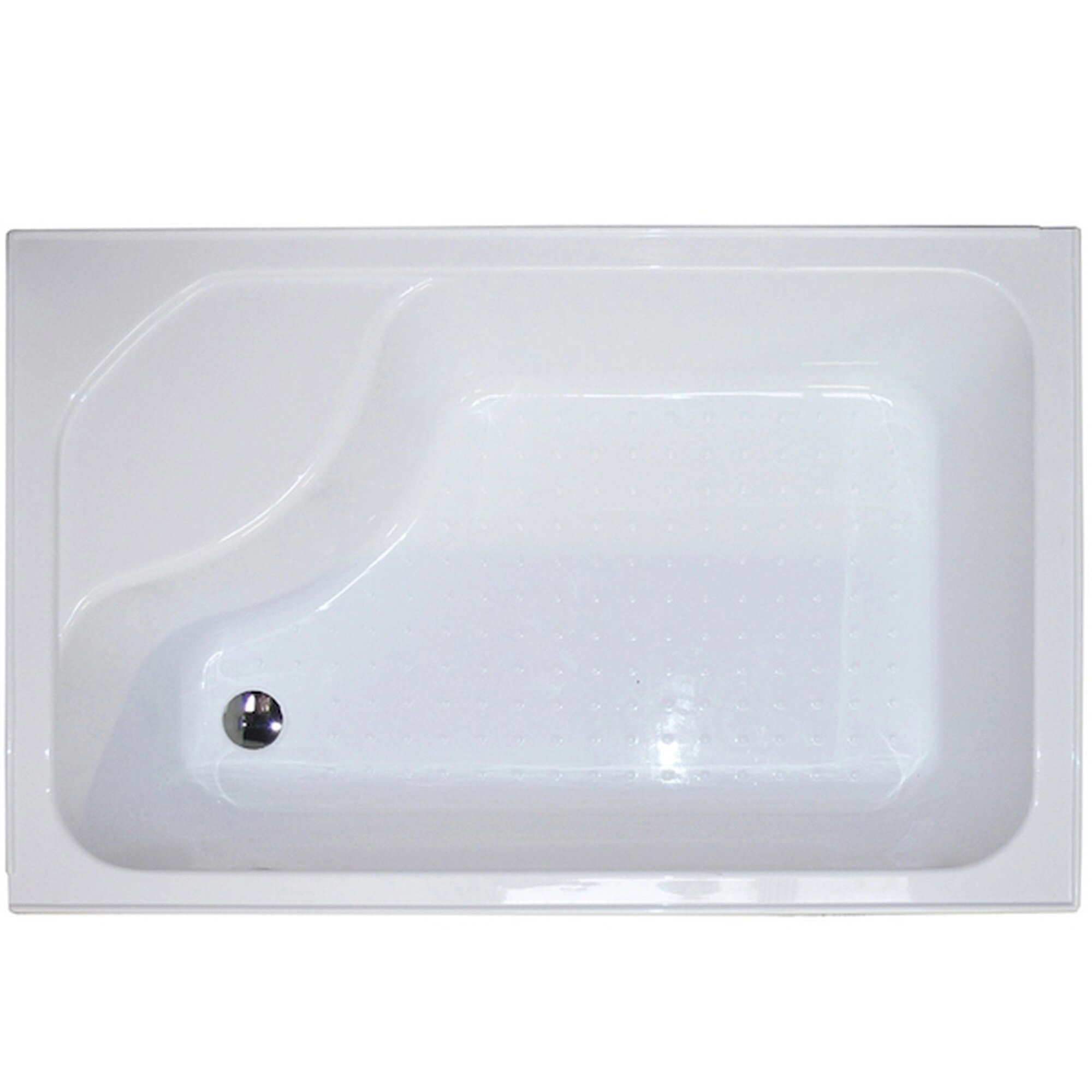Душевой поддон Royal Bath RB8100BP-L 100×80 белый