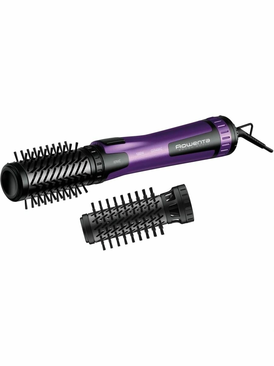 Фен-щетка Rowenta CF9525F0 1000Вт черный/фиолетовый