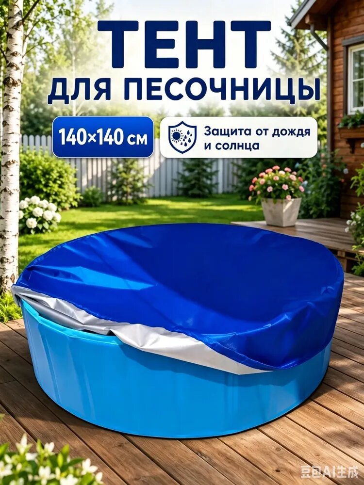Чехол-тент для песочницы круглый 140x140