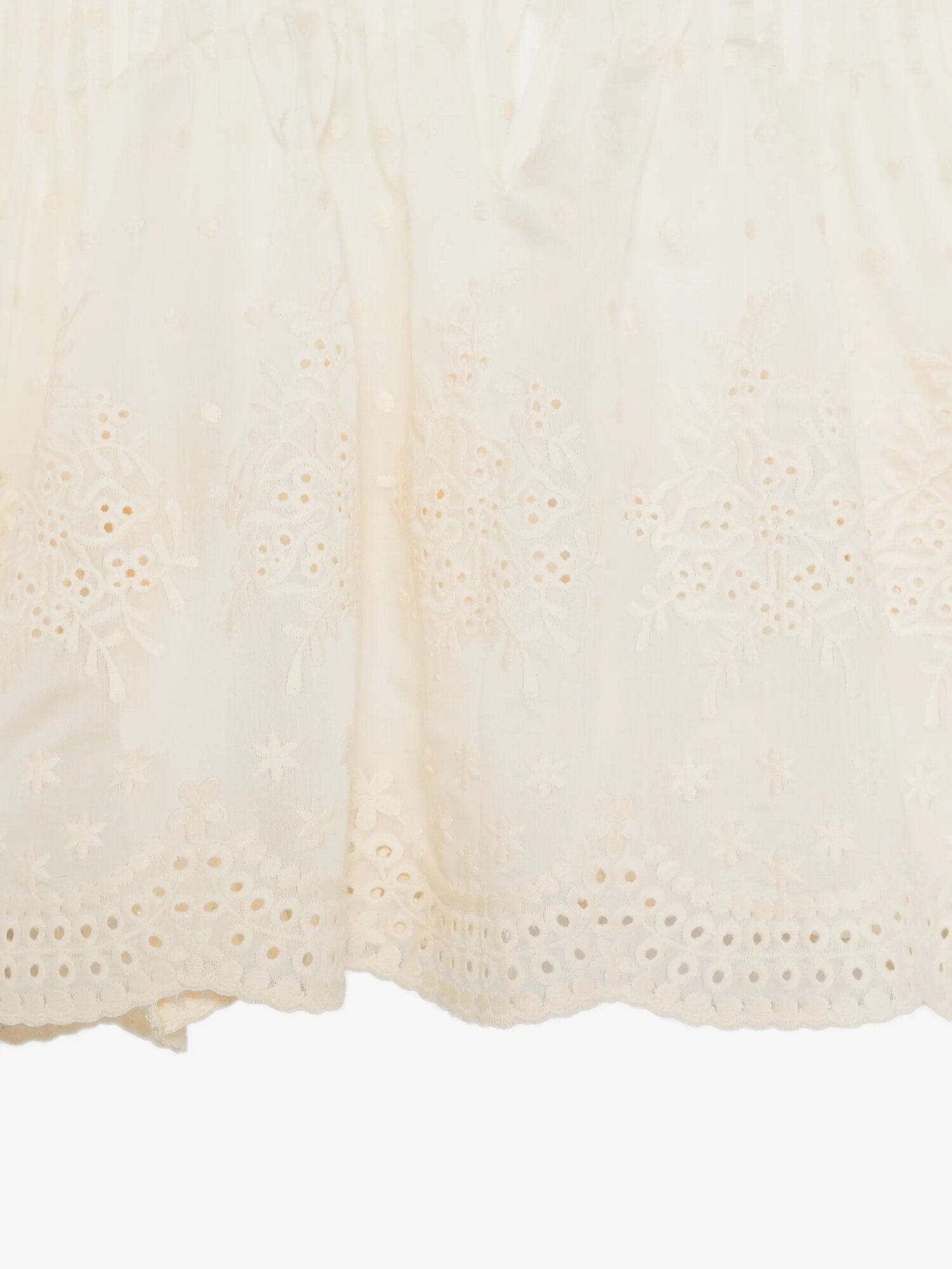 Блуза PNK Pleated embroidered blouse, размер 34 — фото 1