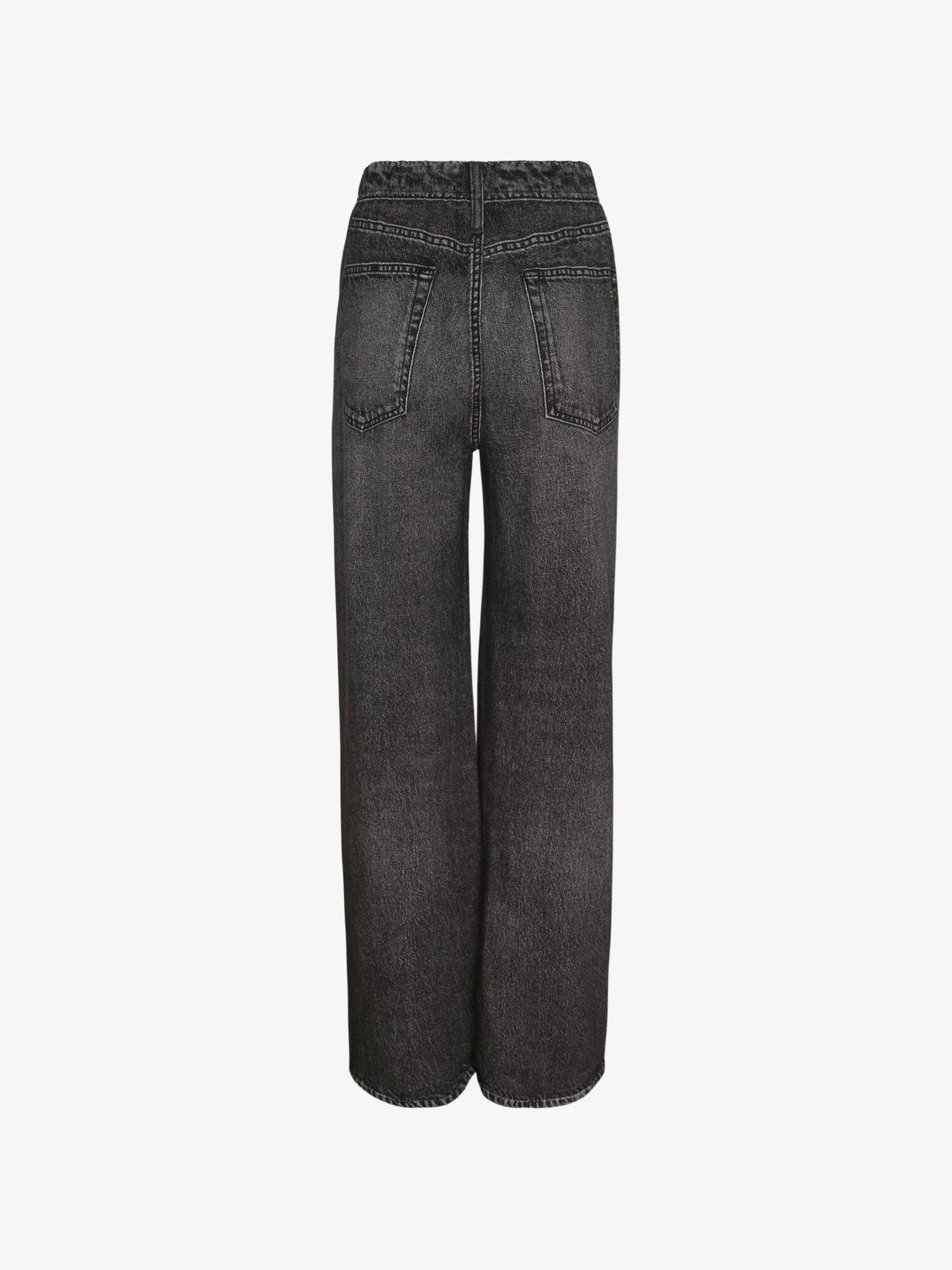Джинсы широкие Rag & Bone Side-stripe wide-leg jeans, размер 00, black — фото 1