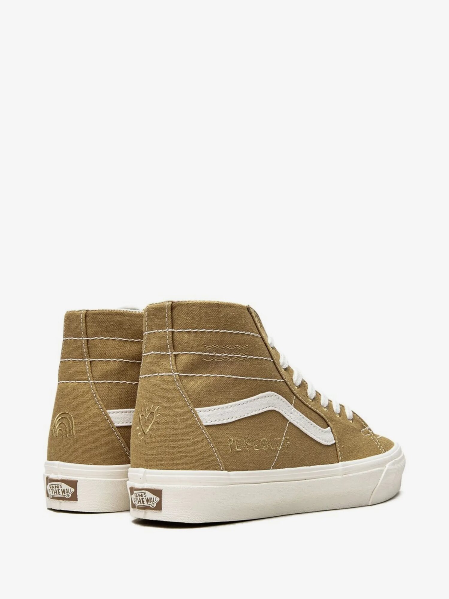 Кроссовки VANS SK8-Hi, размер 8 US, желтый — фото 1
