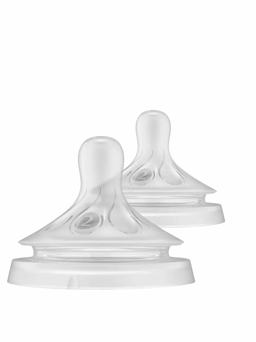 Philips Avent Соска силиконовая для новорожденных Natural Response 0+ SCY962/02 2 шт