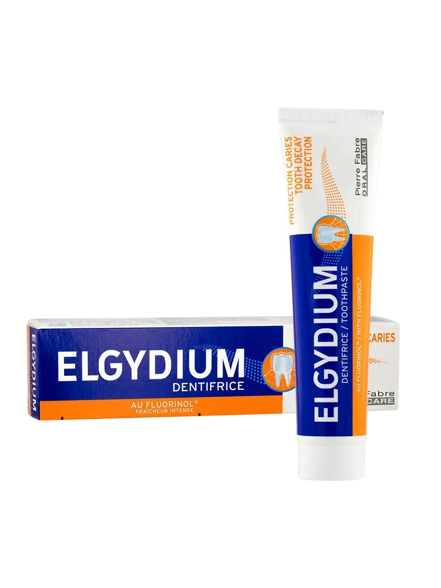 Эльгидиум / Elgydium Зубная паста Protection Caries защита от кариеса Интенсивная свежесть 1 шт