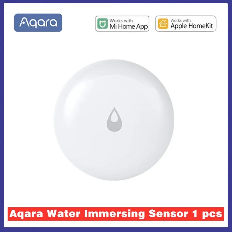 Датчик протечки воды Aqara Window Door Temperature Humidity Human Body Motion Water Immersing ZigBee Sensor Swich Smart Home For Mi home HomeKit APP-1 штука