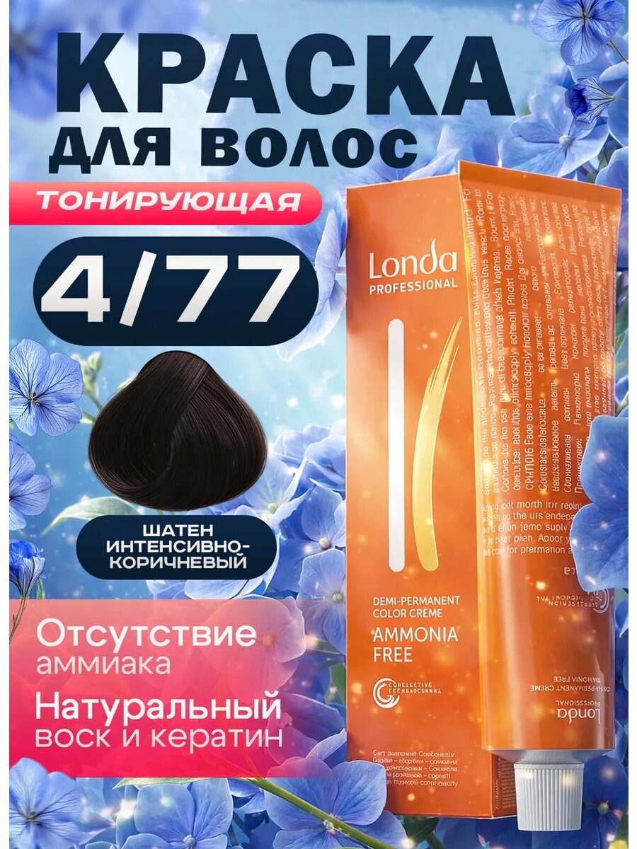 Тонирующая краска для волос профессиональная без аммиака