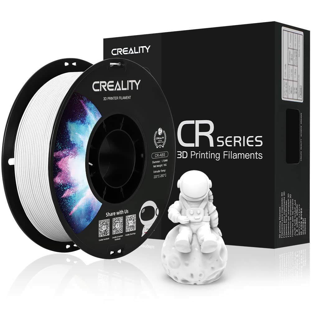 Филамент creality CR-ABS , 1,75 мм , 1кг , для 3D принтеров, белый