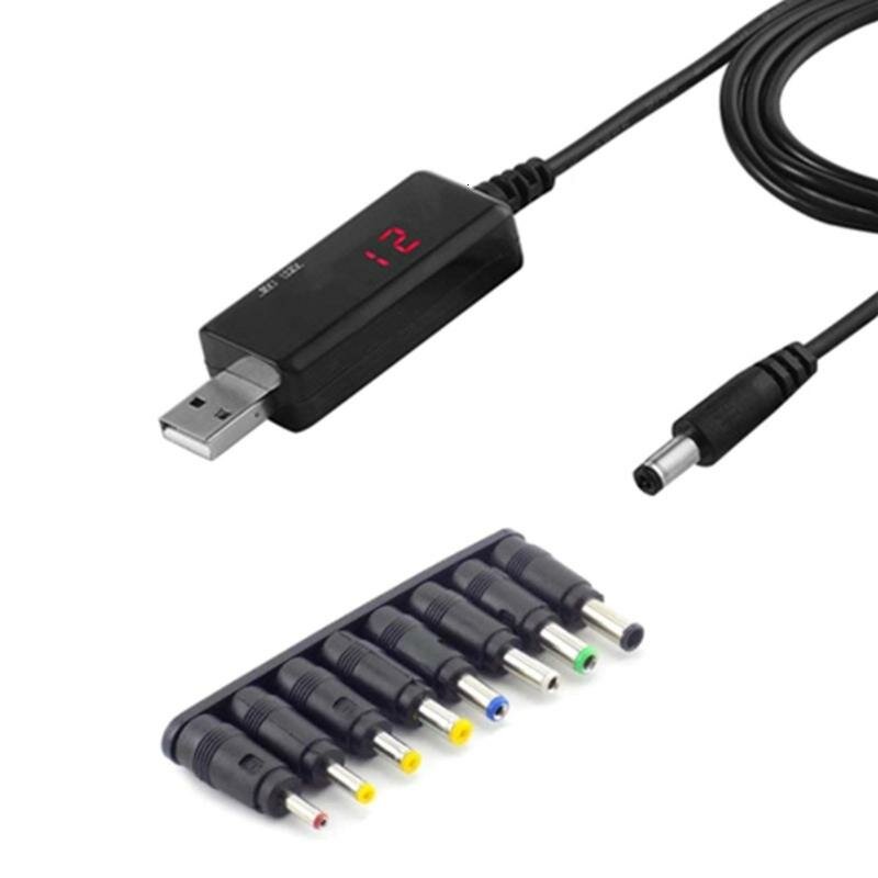 USB-кабель повышающий DC 5V 9V 12V