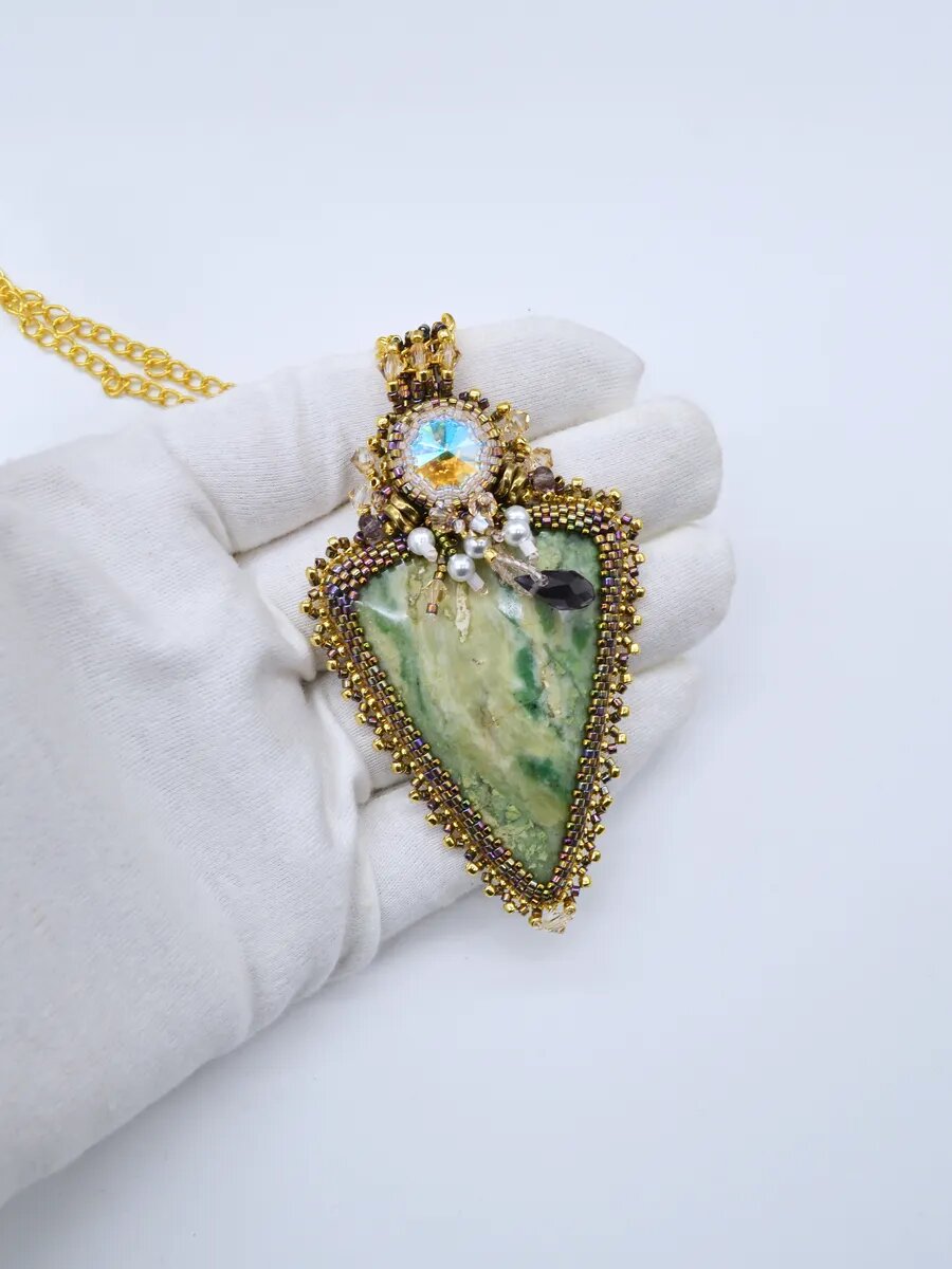 Колье, кристаллы Swarovski