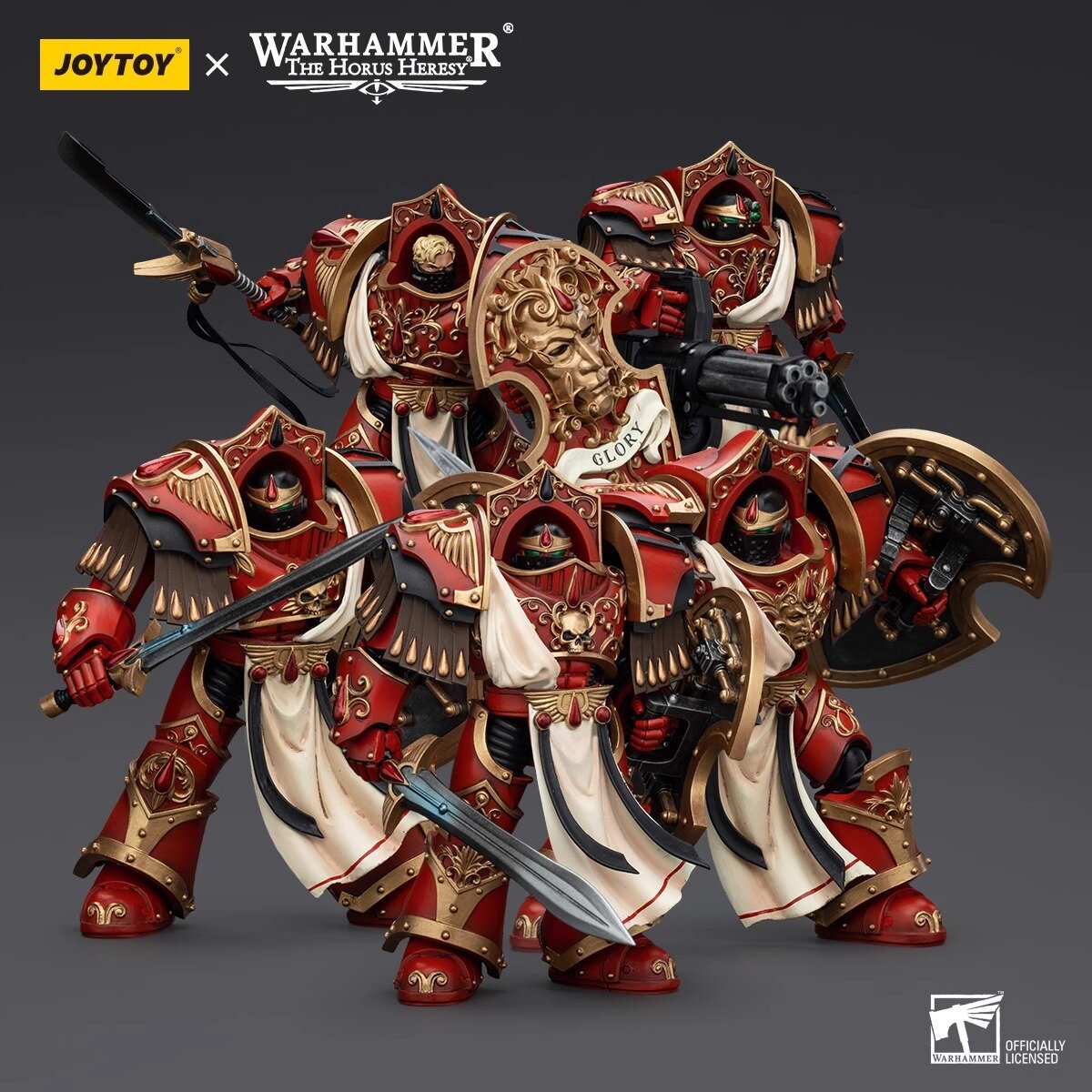 JOYTOY Dark Source Warhammer Horus Heresy Holy Blood Scarlet Paladin 1:18 подвижная модель солдата фигурка