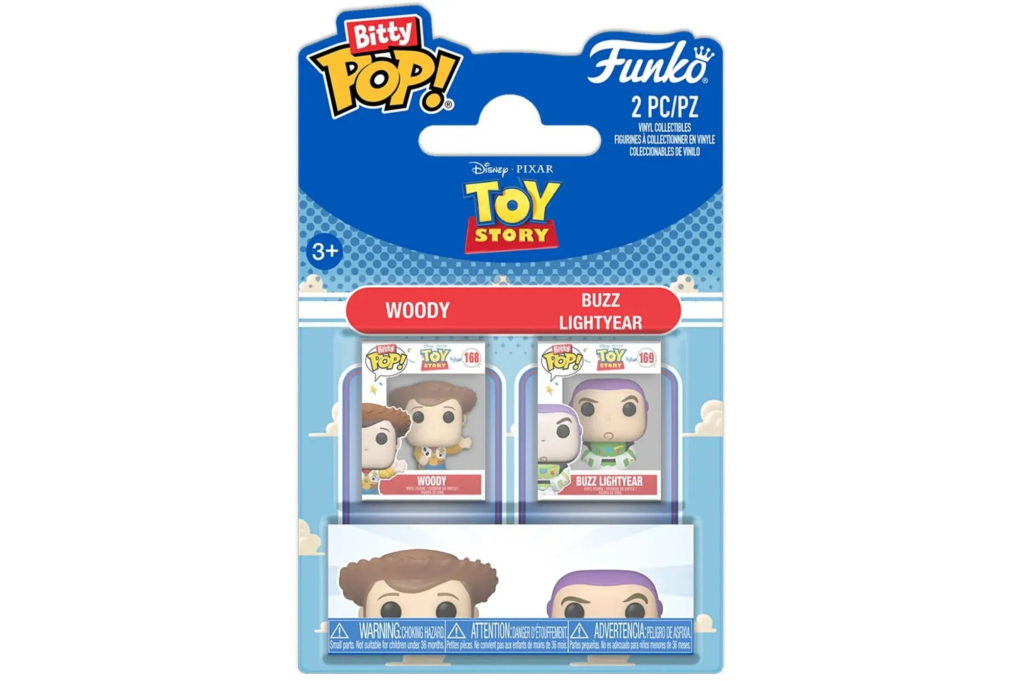 Набор Funko Bitty POP! Disney Toy Story Woody & Buzz Lightyear 2шт 94219
