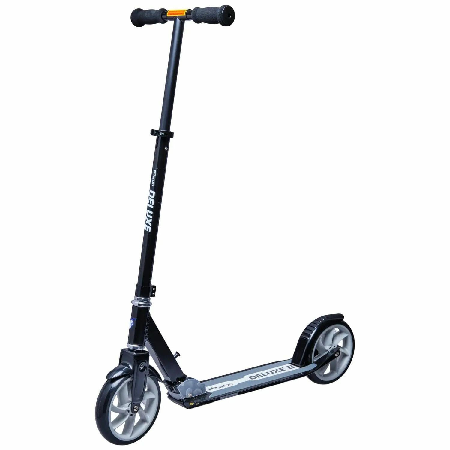 DECATHLON самокат JD Bug Deluxe V2, черный, 50 кг