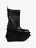 Ботинки Rick Owens Factory Boots platform ankle boots, размер 42 EU, черный