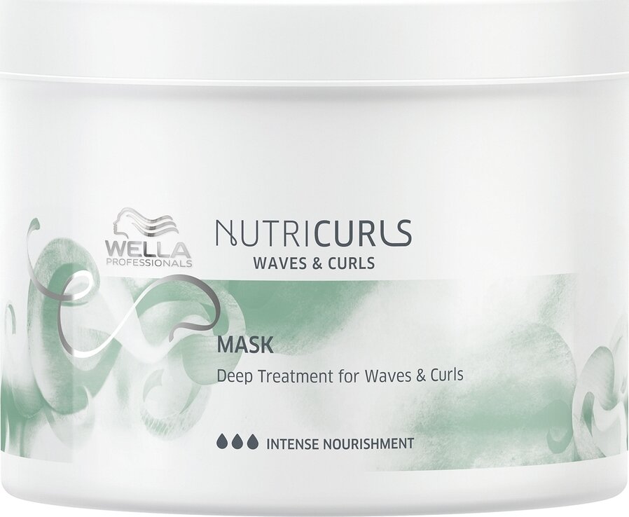 Wella Интенсивная питательная маска для создания послушных и эластичных локонов Nutricurls, 150 мл