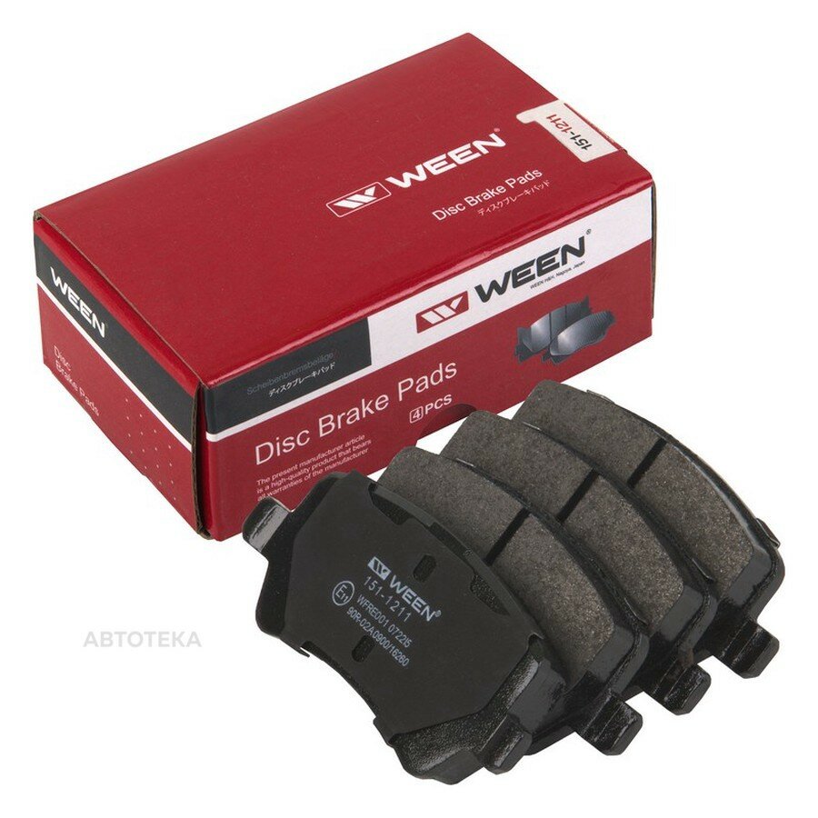 Деталь 151-1211 WEEN Тоpмозные колодки дисковые задние FORD Galaxy S-max WEEN 1511211