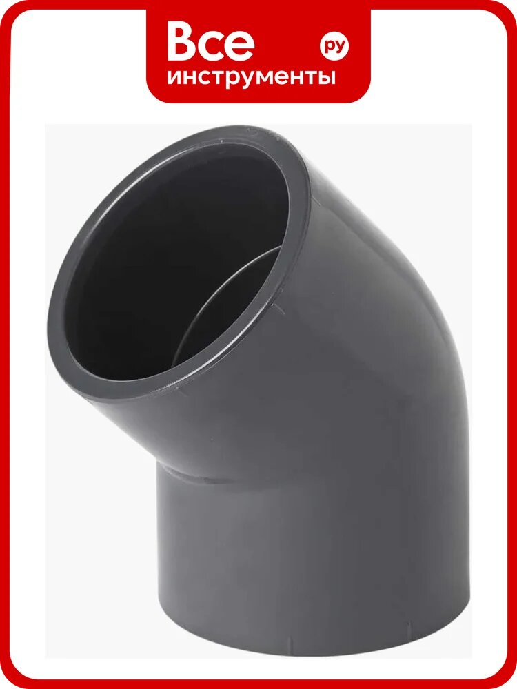 Отвод НПВХ клеевой AQUAVIVA 45 DN 25 PN16 ELW02545 65809