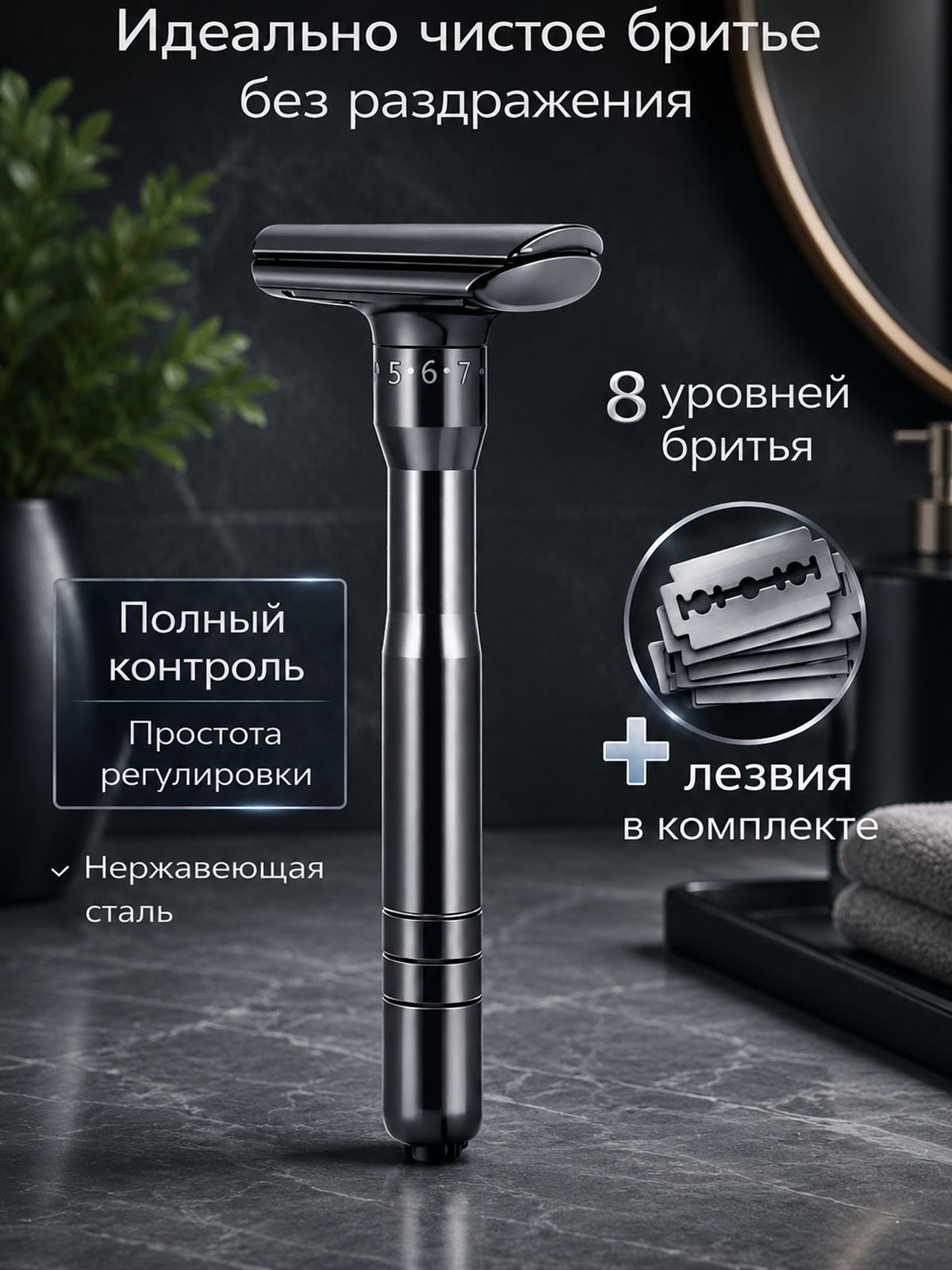Т образная бритва для мужчин