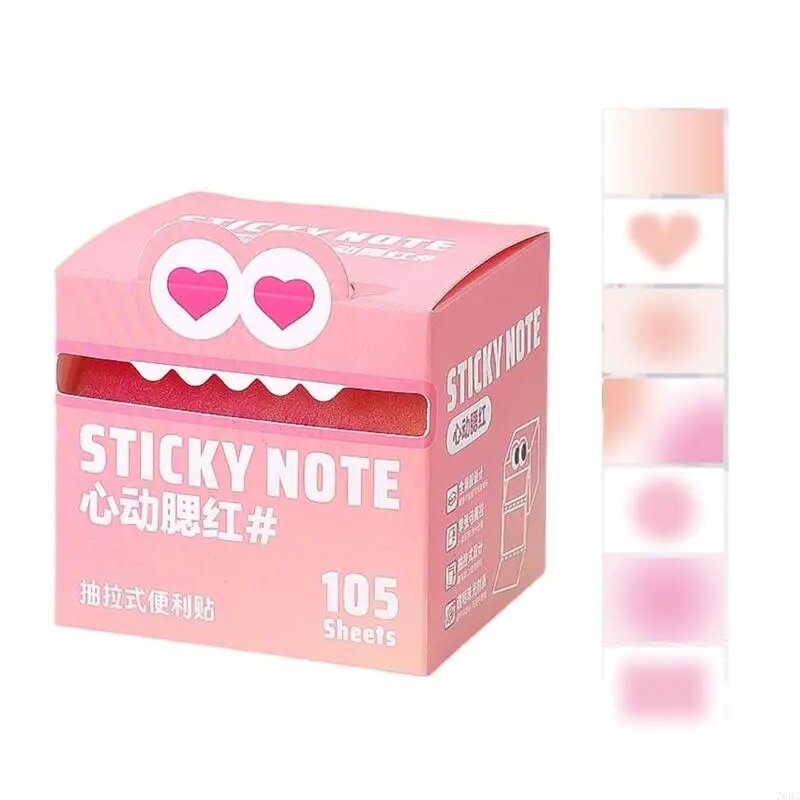 Блокнот-стикер с перламутровыми листами 150 шт. Heartbeat for blush