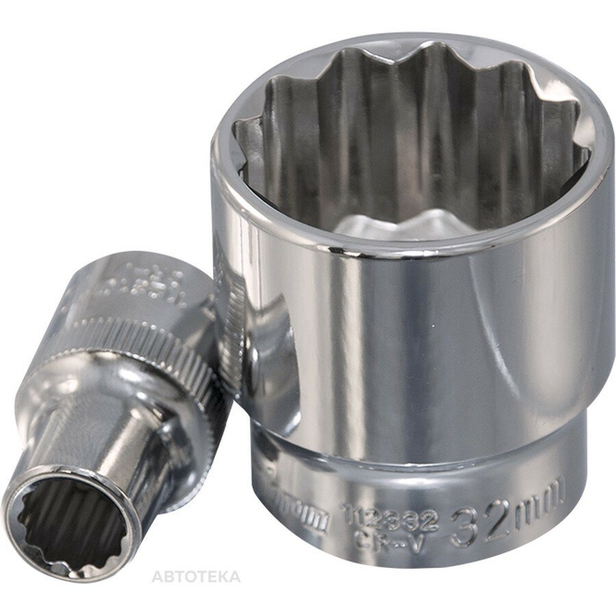 Головка торцевая 12-гранная 1/2"DR. 18 мм OMBRA 112318