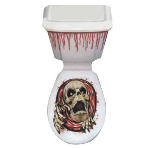 Haunted skeleton wall decor waterproof pvc sticker for bedroom and kitchen spaces skull