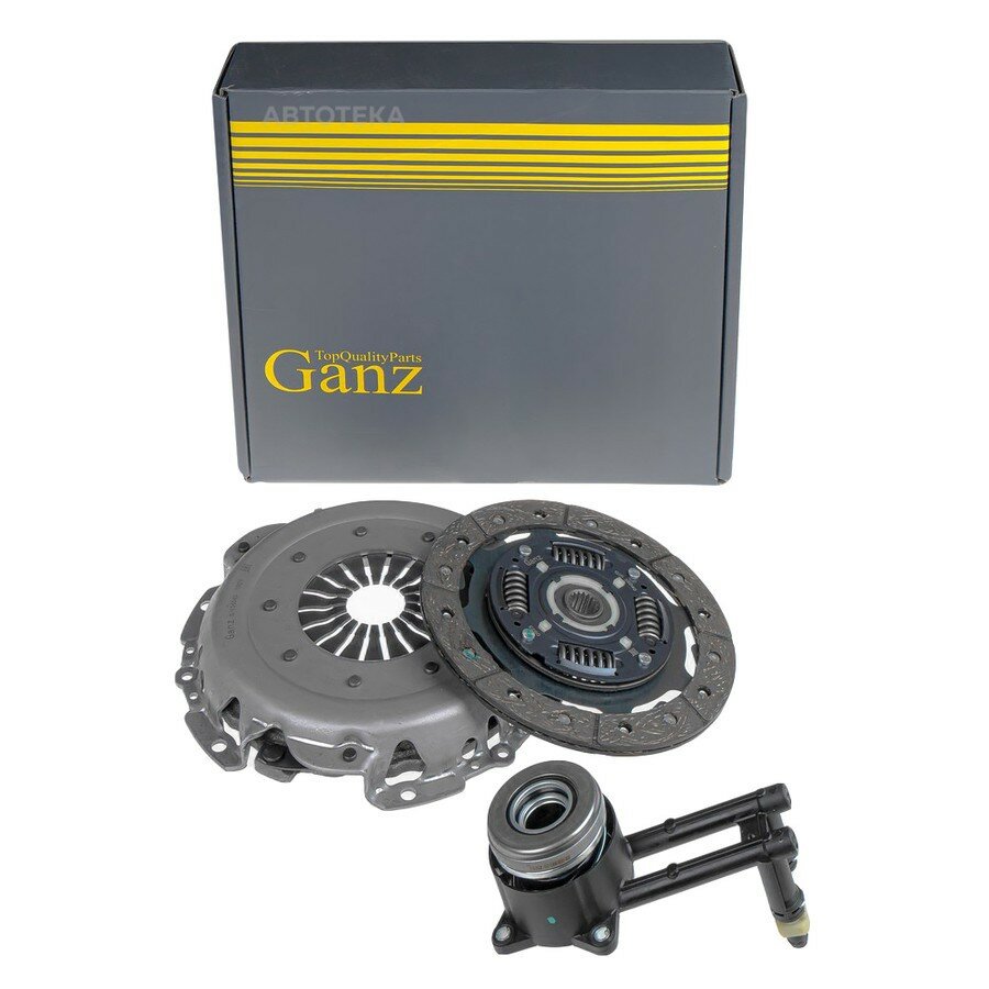 Сцепление в сборе FORD Fiesta/Fusion 01-08 / MAZDA 2 1.6 03-07 100pS GANZ GIE36040