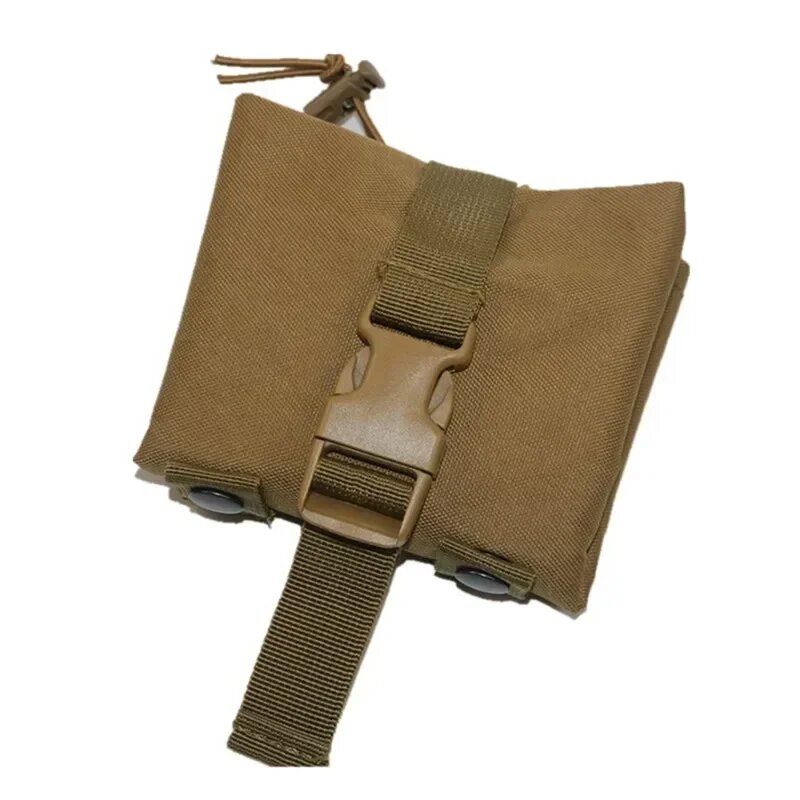 Тактический складной подсумок Molle из нейлона Бежевый, Khaki