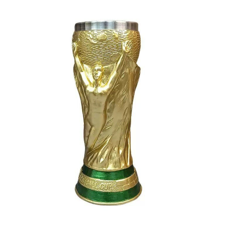 Кубок мира FIFA 2026 трофей пивная кружка декор, смола и нержавеющая сталь, подарок для фанатов футбола на домашний бар