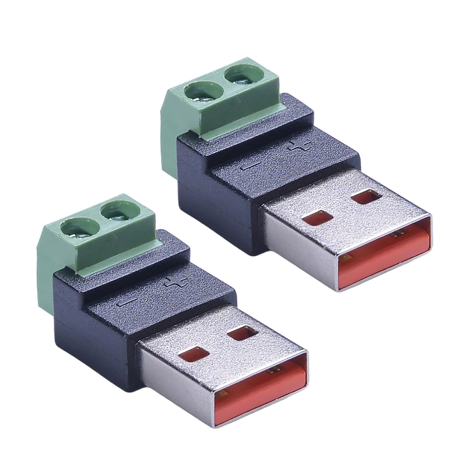 С помощью USB-адаптера c 2-контактной винтообразной клеммой Адаптер 5V5A предназначен для светодиодной камеры c вентилятором