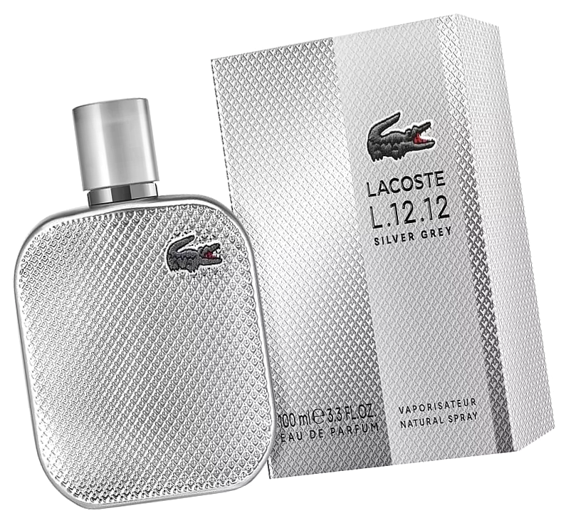 Мужской аромат Лакост Л 12 12 Сильвер Грей 100 мл - Lacoste L 12 12 Silver Gray парфюмерная вода
