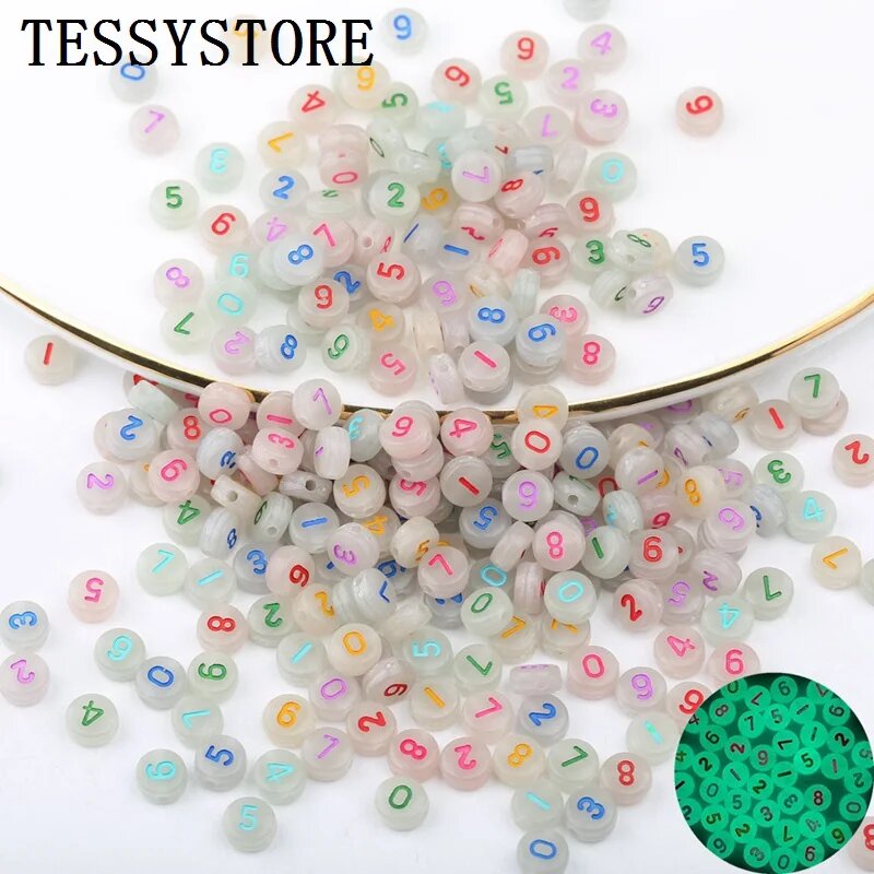 100 шт. акриловые бусины TESSYSTORE
