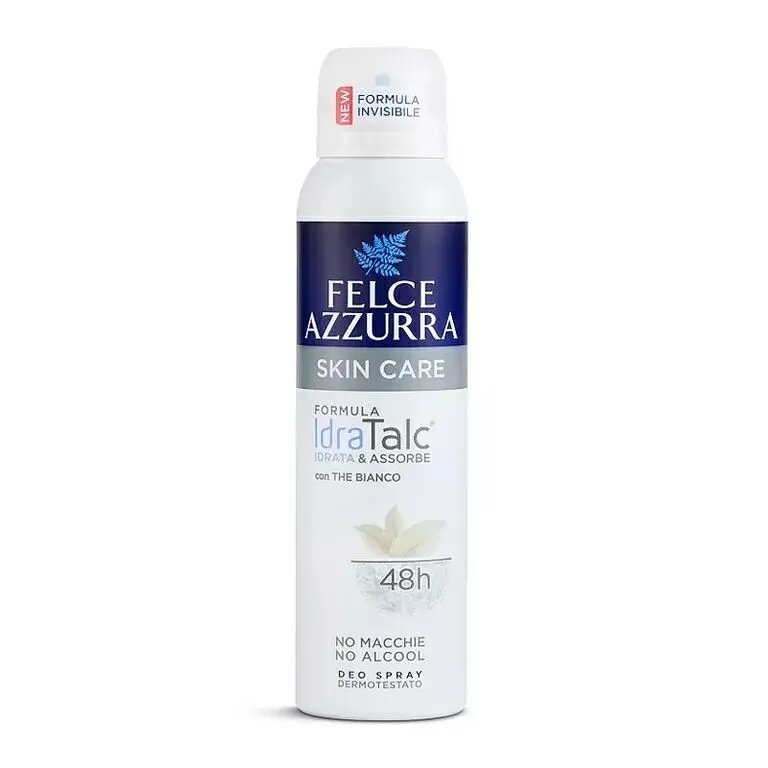 FELCE AZZURRA Bianco Deo Spray Антиперспирант Для Борьбы с потоотделением 150 мл