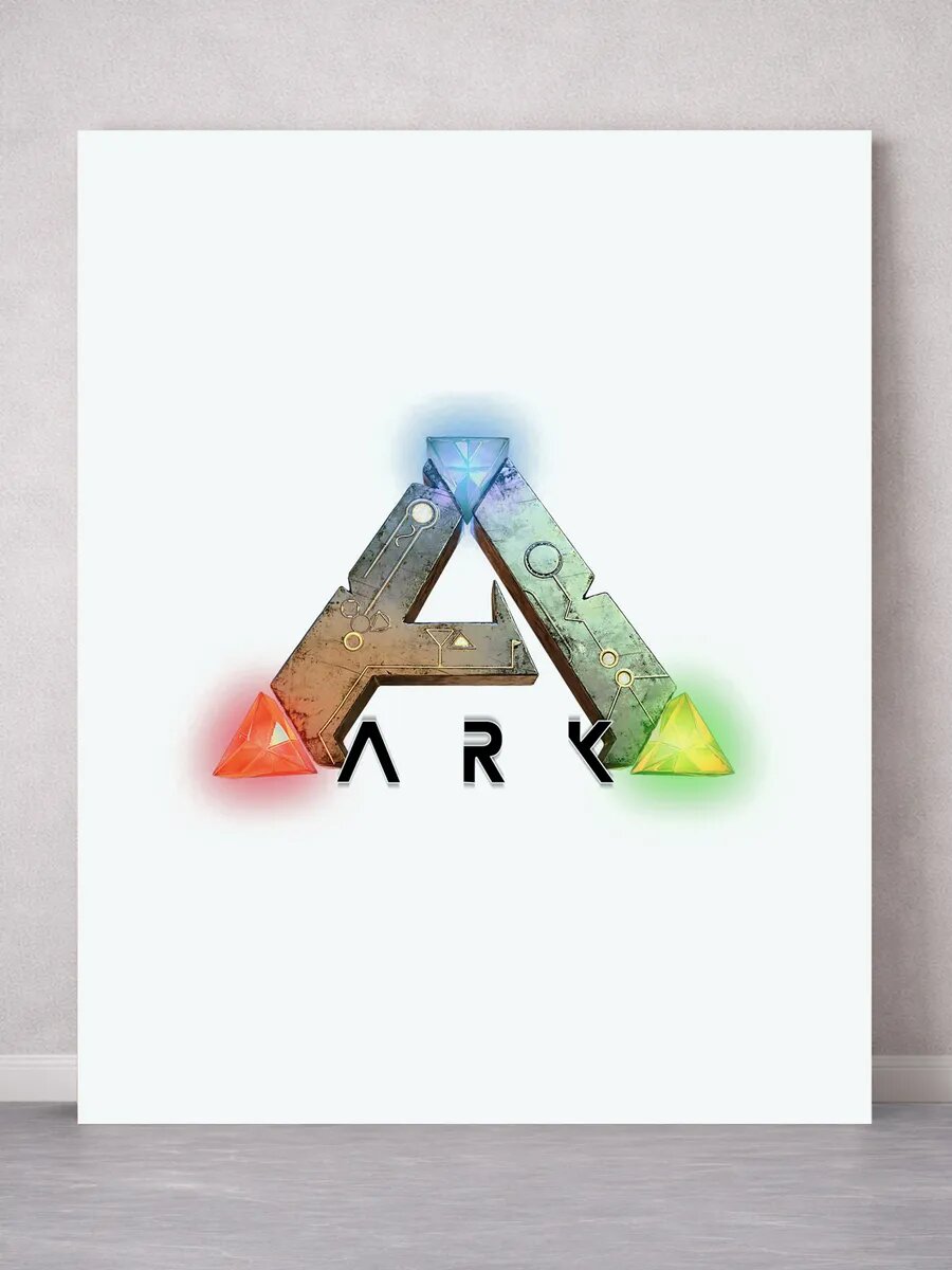 Картина на стену 40х50 см ARK: Survival Evolved