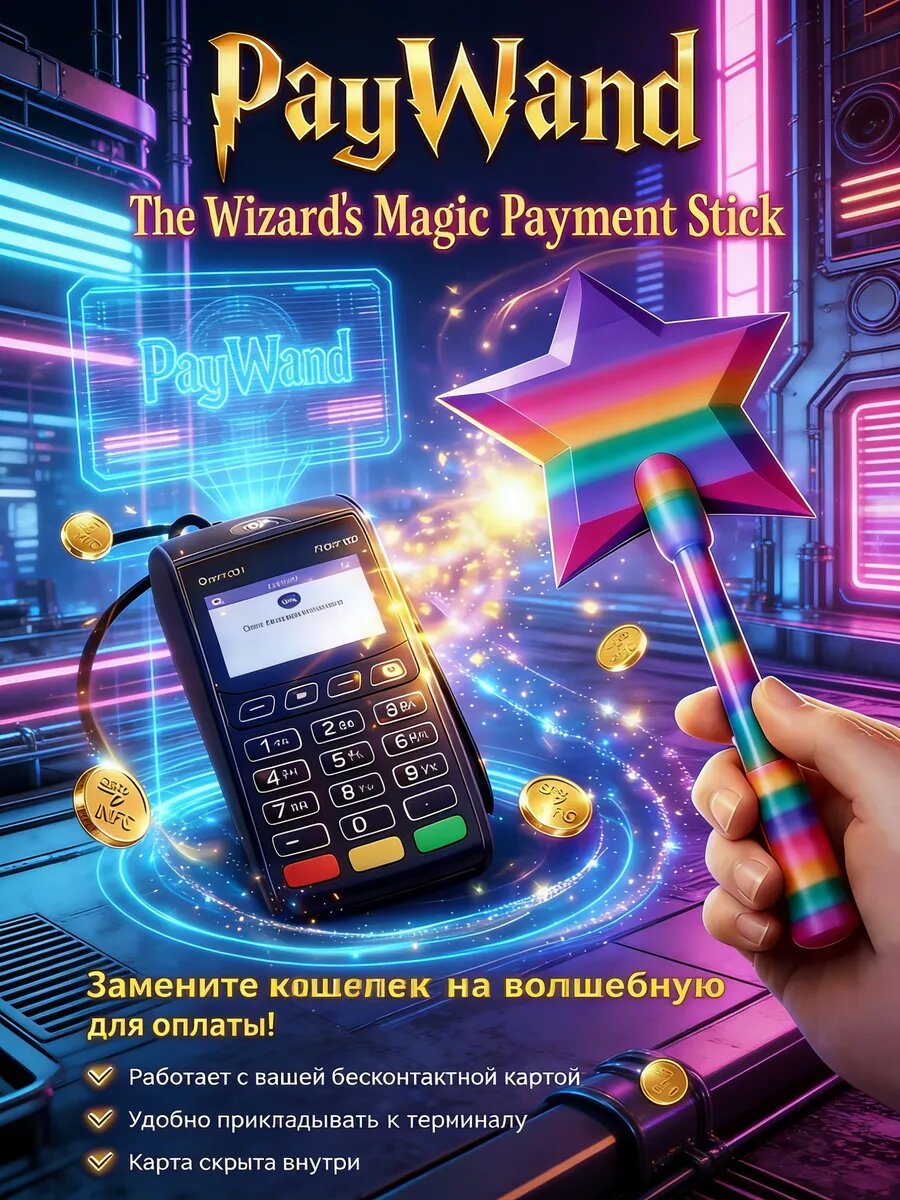 Палочка для оплаты NFC — держатель карты