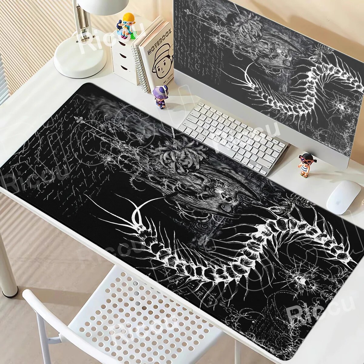 Riccu коврик для мыши XXL 400x800x3mm, черный A-1
