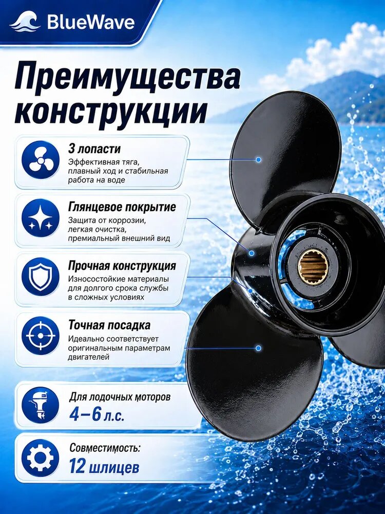 BLUEWAVE Propeller Лопасть весла — фото 1