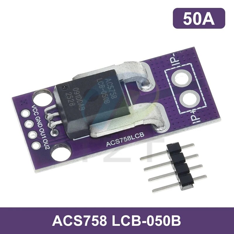 Модуль датчика тока Холла ACS758LCB-050B 100B-PFF-T TZT