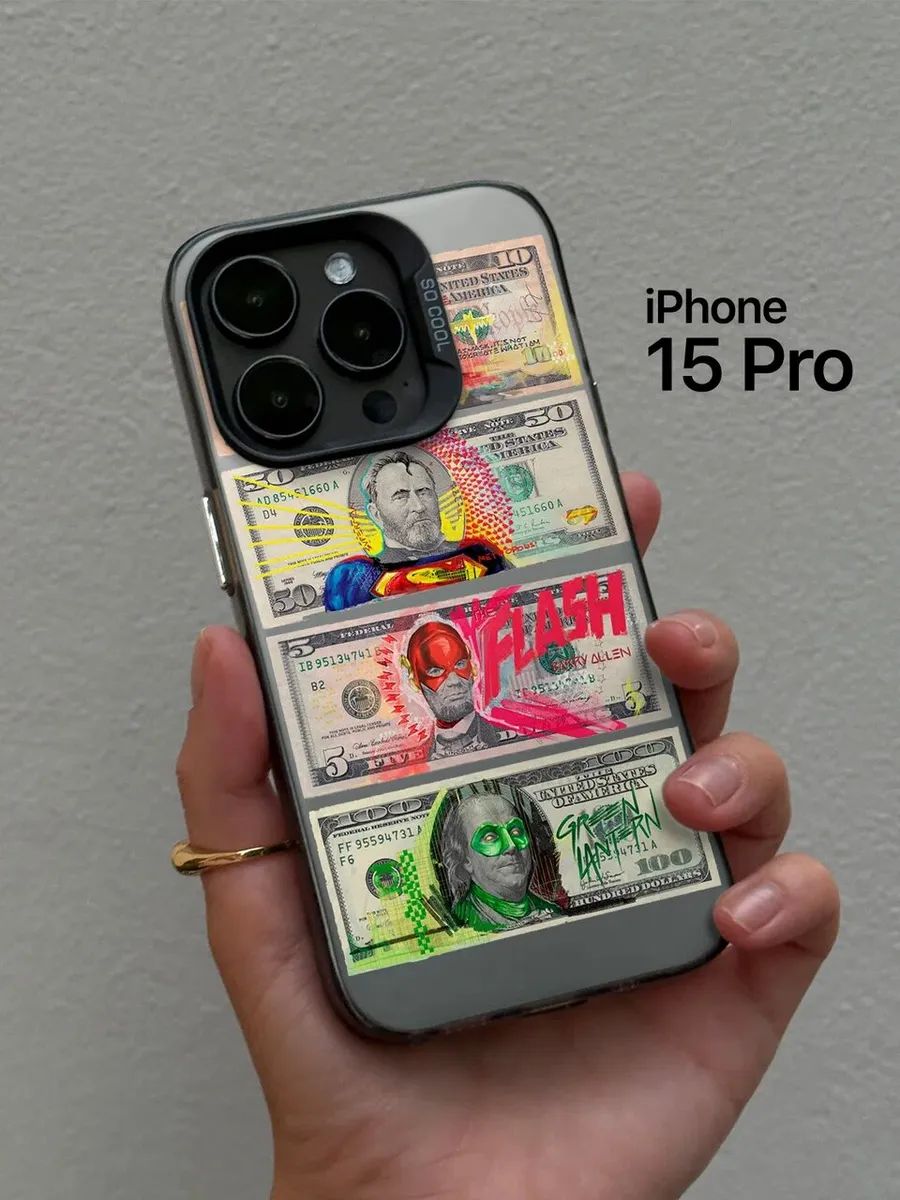 Чехол на Iphone 15 Pro деньги