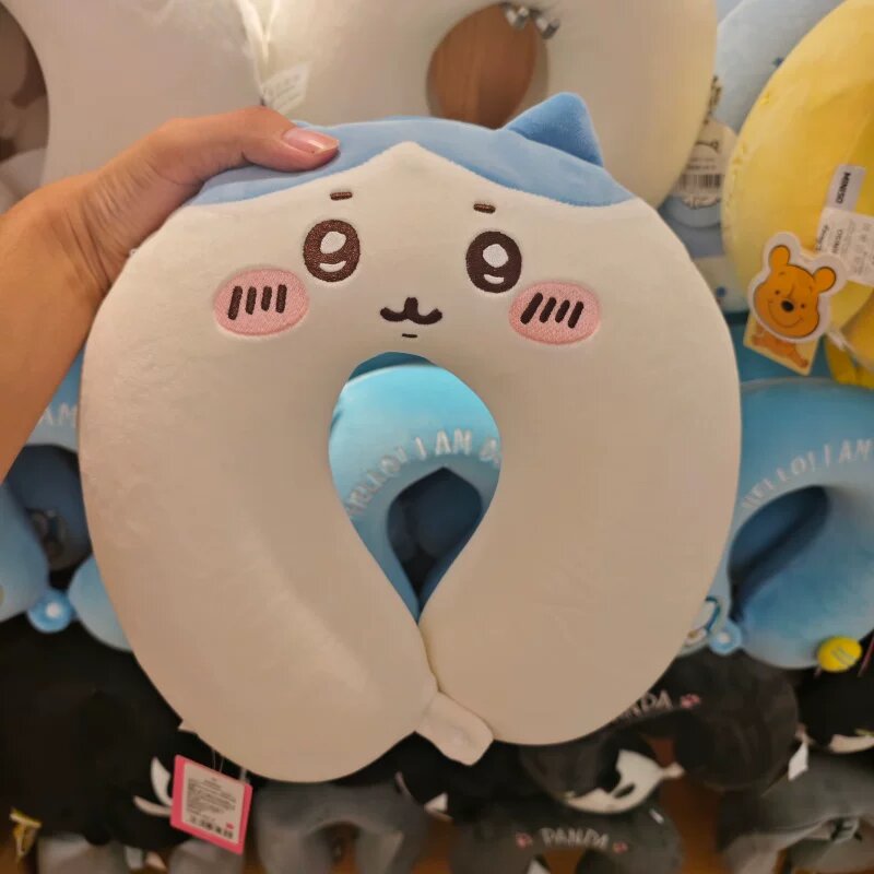Подушка для шеи MINISO U-образной формы из пены с эффектом памяти Winnie Judy Nick Hachi Usagi MINISO Подушка Xiaoba U