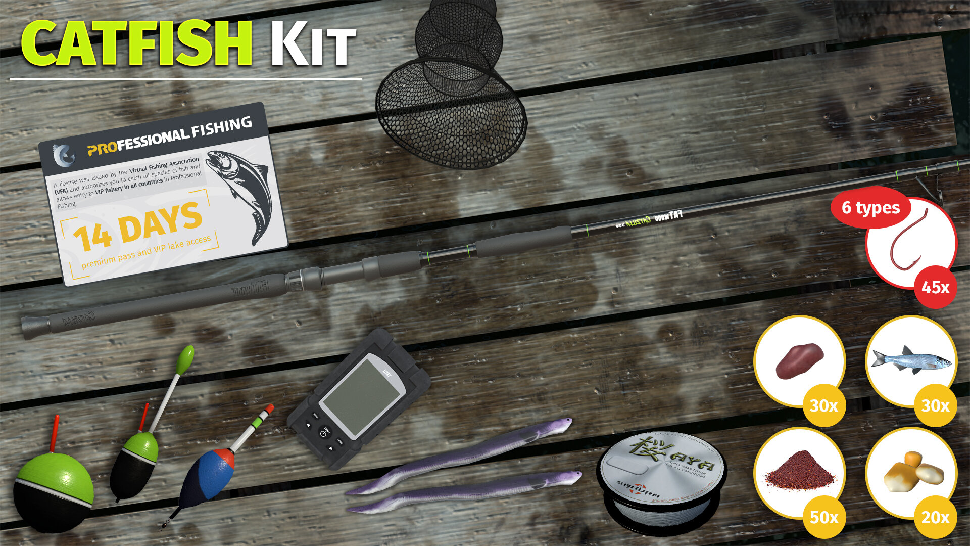Professional Fishing - Catfish Kit DLC Steam Ключ • Активация Steam
