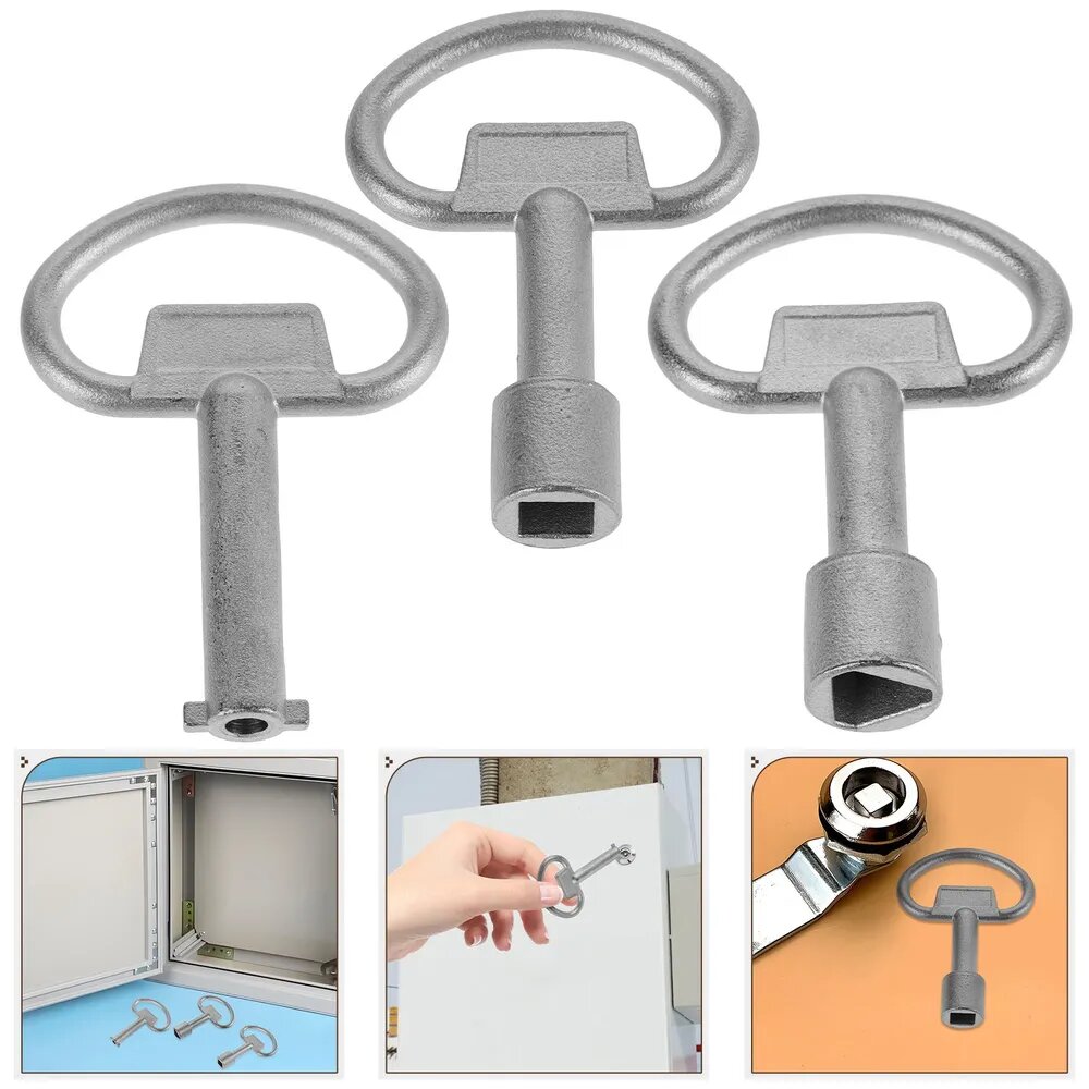 Ключ Для Счетчика, Применение В Распределительных Коробках, Из Нержавеющей Стали, 3шт