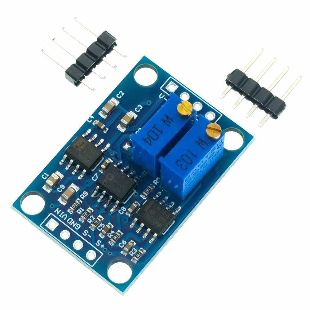 Усилитель напряжения сигнала AD620 модульная плата 3-12VDC