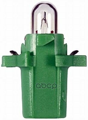 Лампа накаливания 12V 2W B8 7d зеленый HELLA арт. 8ga007997-091
