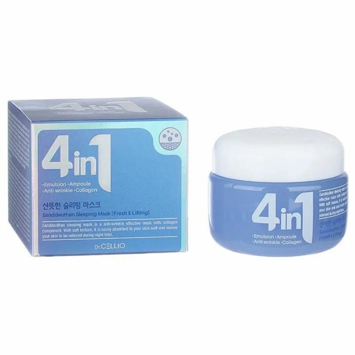 Dr.Cellio Антивозрастная ночная маска с коллагеном 70 мл DR. G50 4 in 1 Sanddeuthan Sleeping Mask (Fresh&Lifting)
