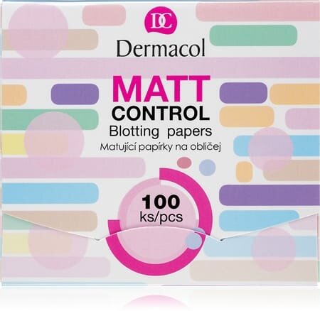 Dermacol Матирующие салфетки Matt Control, 100 шт.