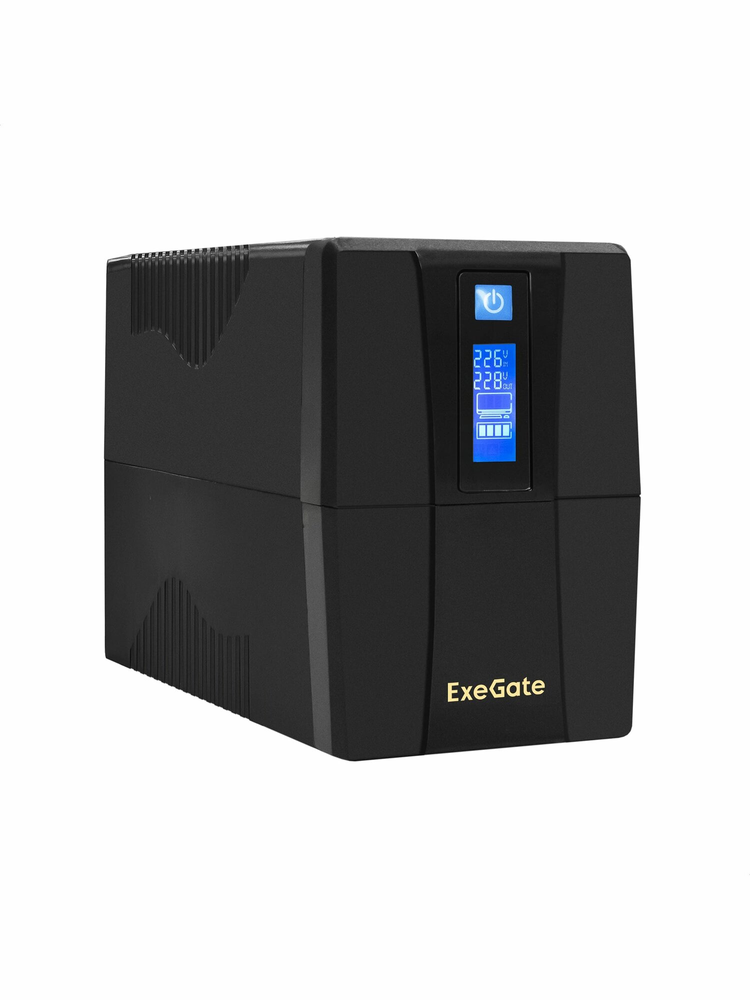 ИБП ExeGate Power Smart ULB-1000. LCD. AVR.4C13 <1000VA/550W, LCD, AVR, 4*C13, Black>