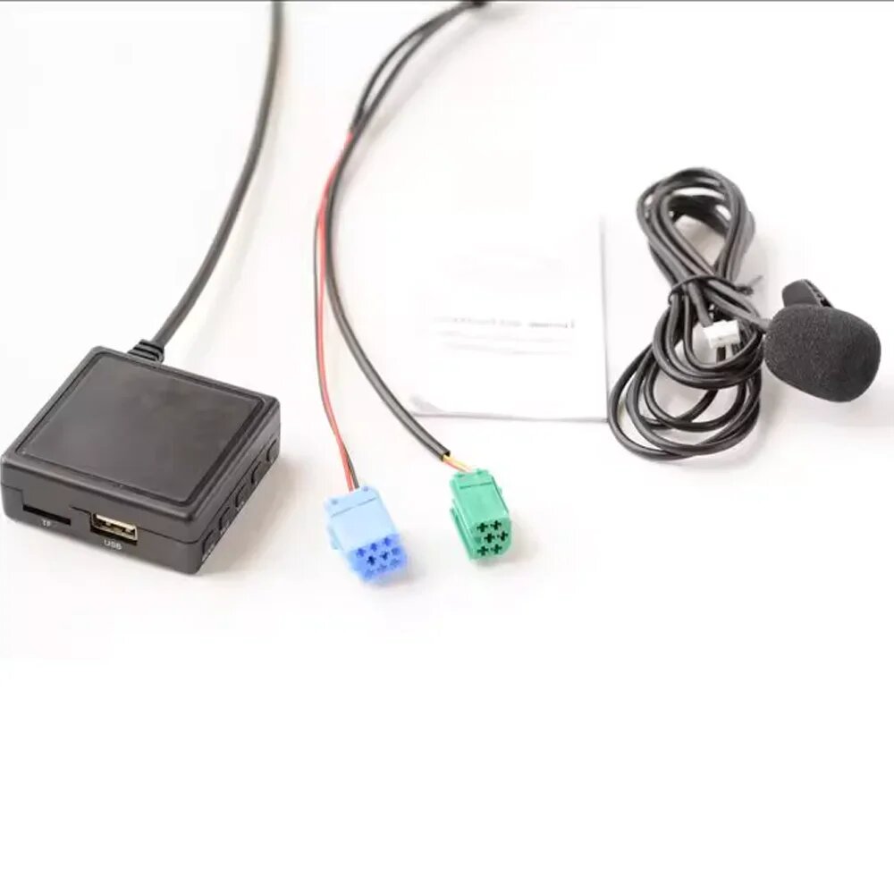 AUX USB TF аудио Bluetooth адаптер беспроводной вход с микрофоном Bluetooth Hands Free для Renault список обновлений радио