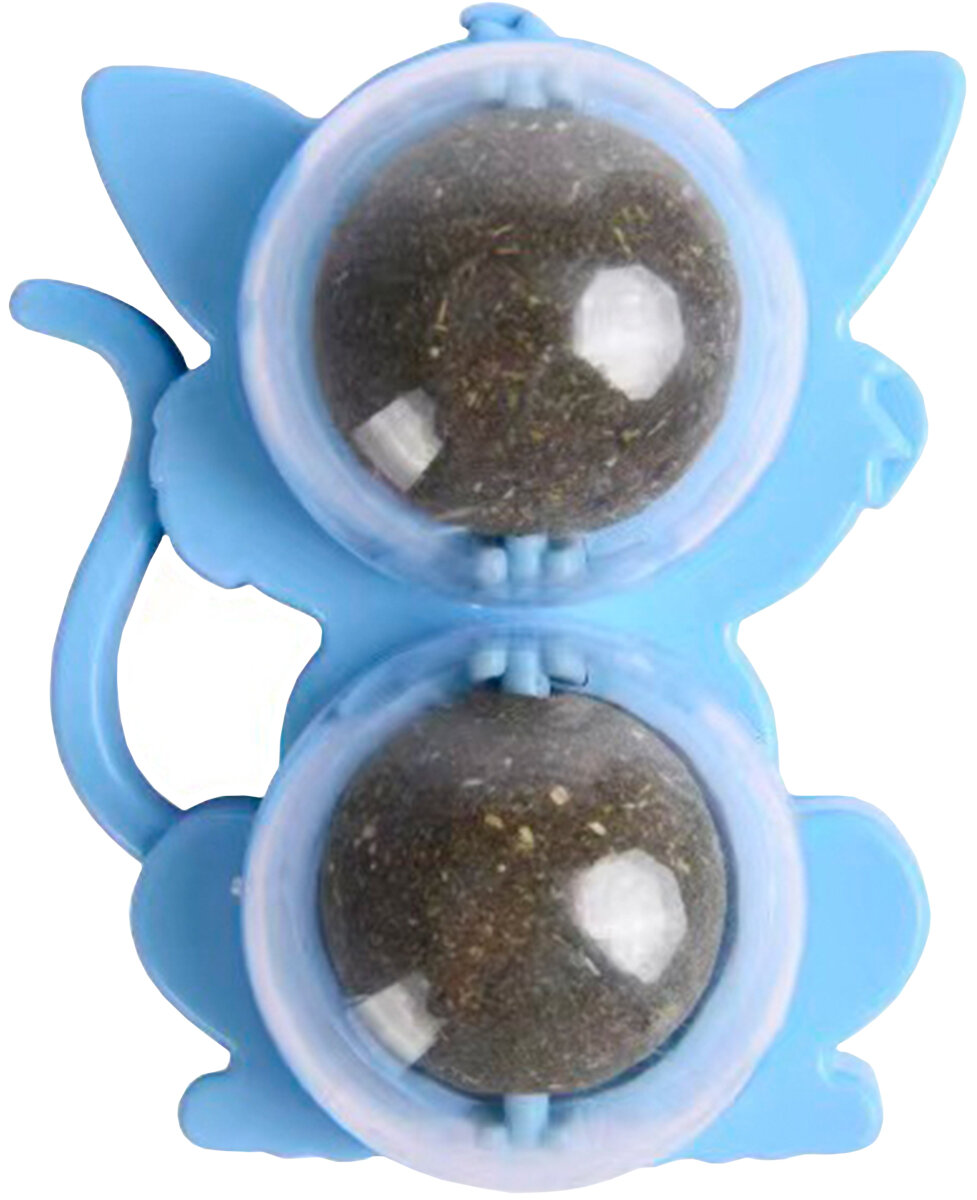 Игрушка для кошек Homecat шарики-лизуны кот 9 х 7,5 х 4 см