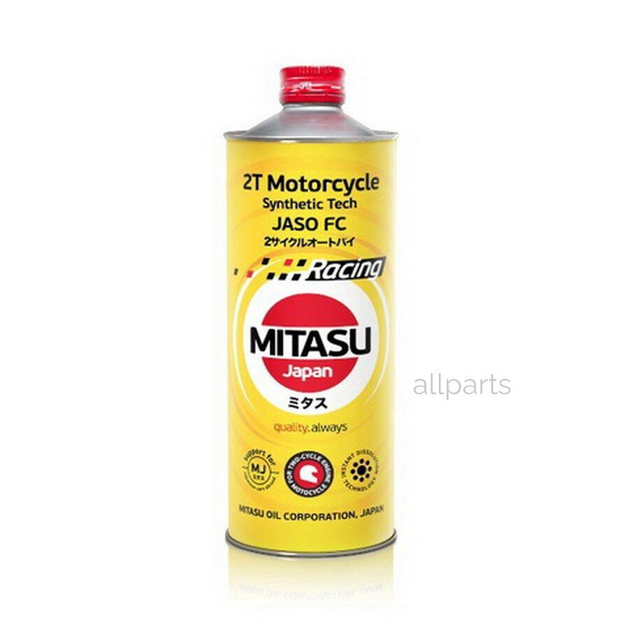MITASU 'MJ9221 Масло моторное 2T 1L Синтетическое